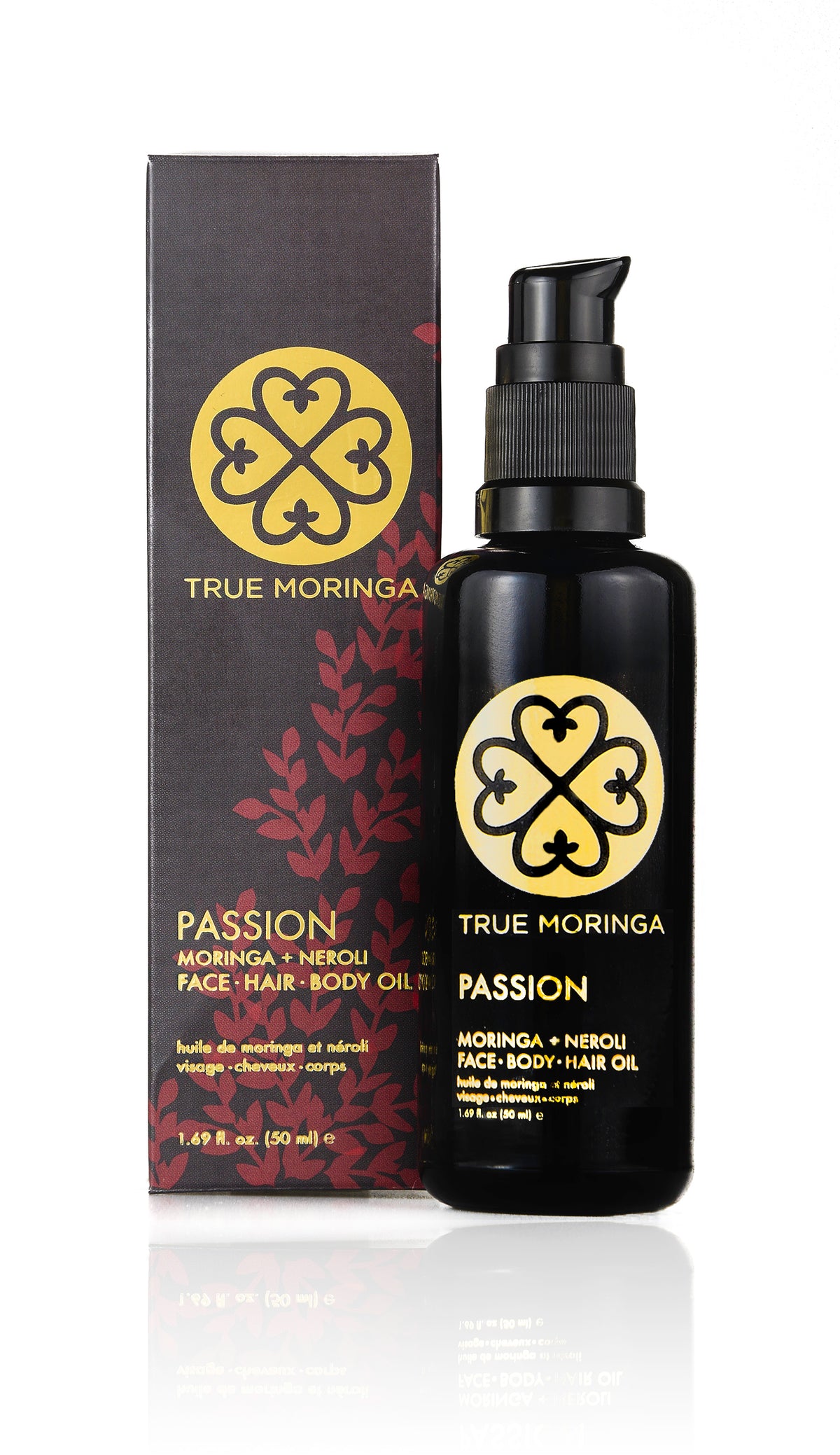 True Moringa Oil - For Face, Hair, & Body